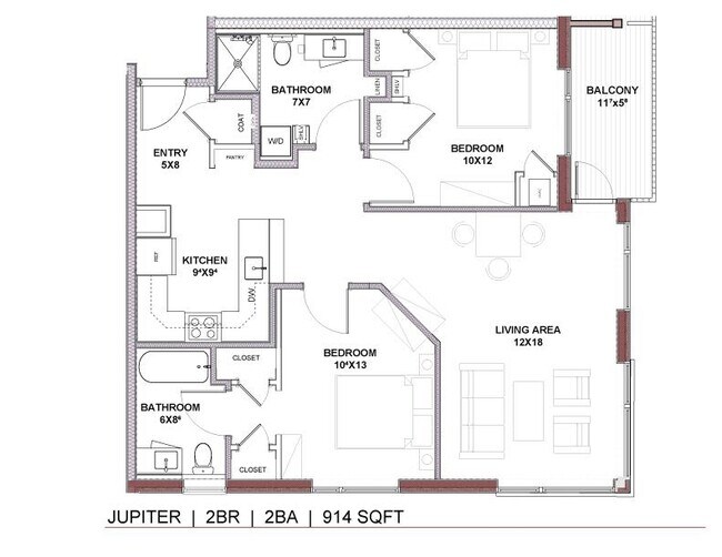 409 Elm St Unit 609 Off-Campus Housing, Manchester, NH