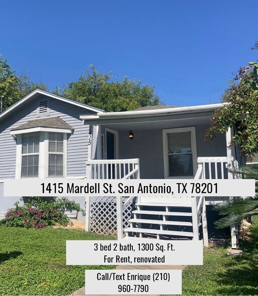 1415 Mardell St - House for Rent in San Antonio, TX | ForRent.com