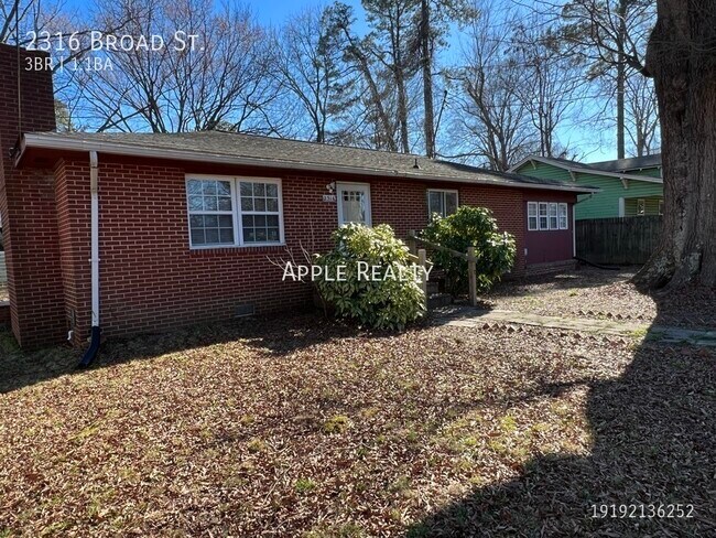 2316 Broad St. - Available NOW - House Rental in Durham, NC | ForRent.com