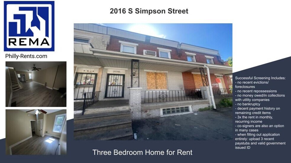 2016 S Simpson St - House for Rent in Philadelphia, PA | ForRent.com