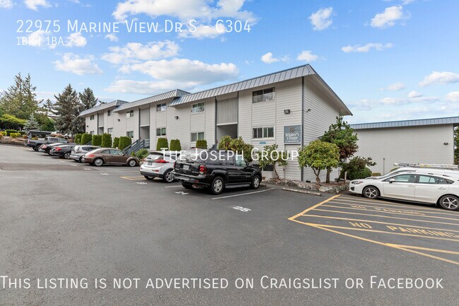 Des Moines 1 bed with view of Puget Sound Condo Unit C304 - Condo for ...