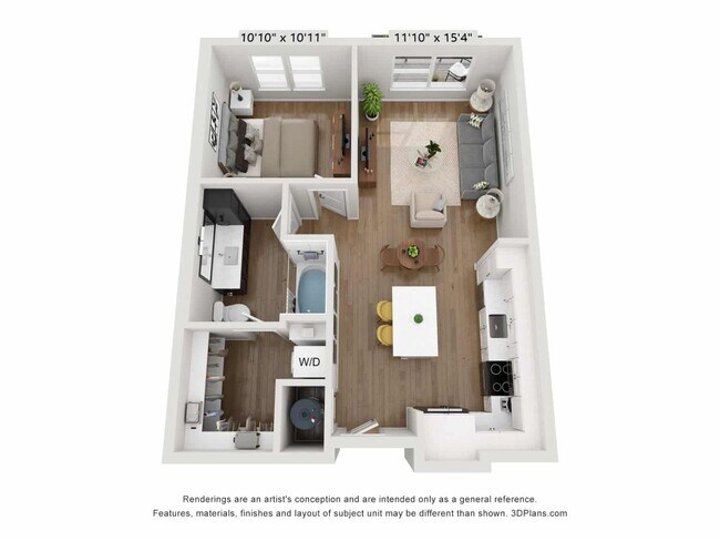 2 Bedroom Apartments for the Modern Lifestyle Unit B-854 - Austin, TX ...